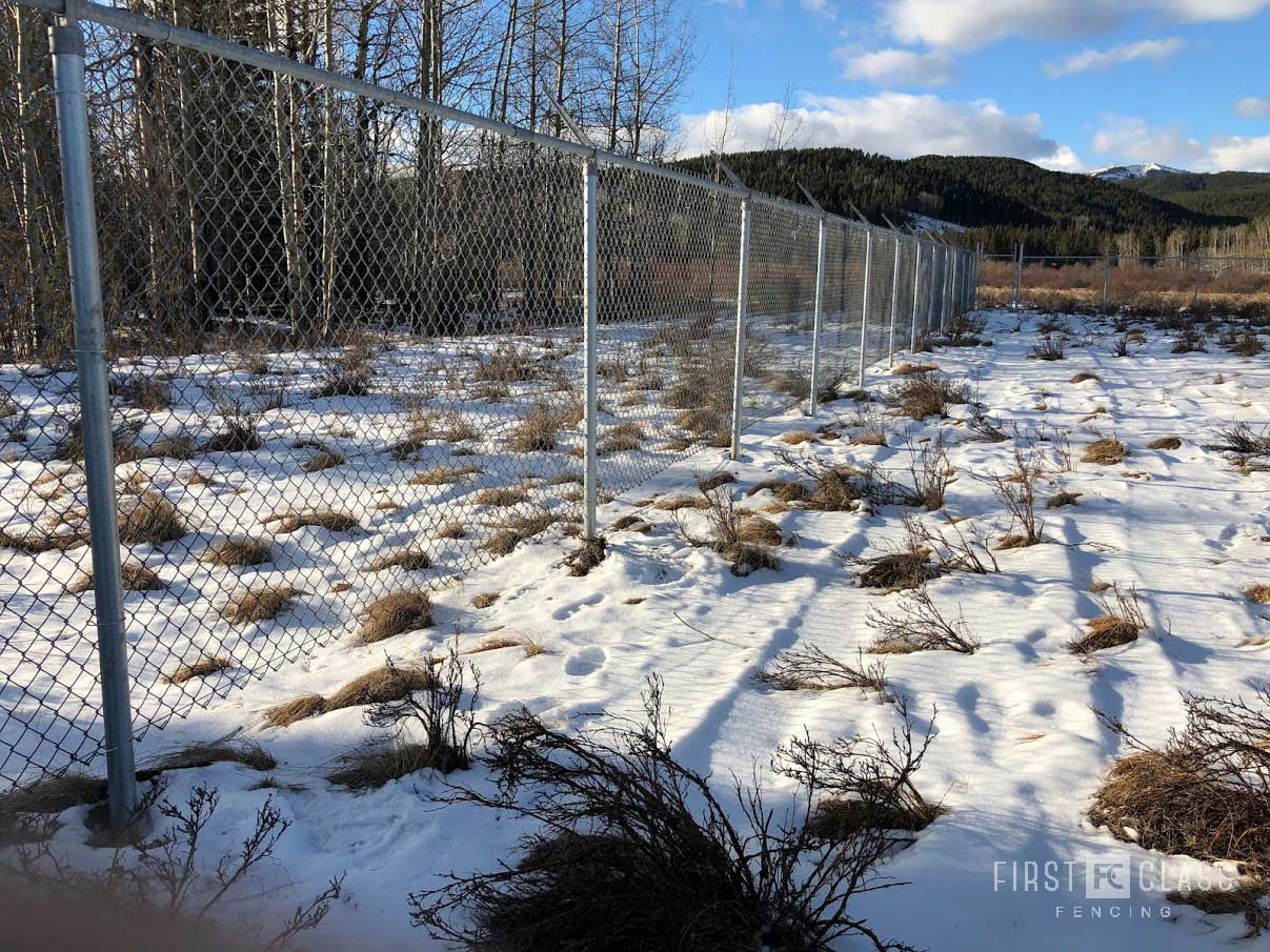 Chainlink Fencing in Calgary | First Class Fencing