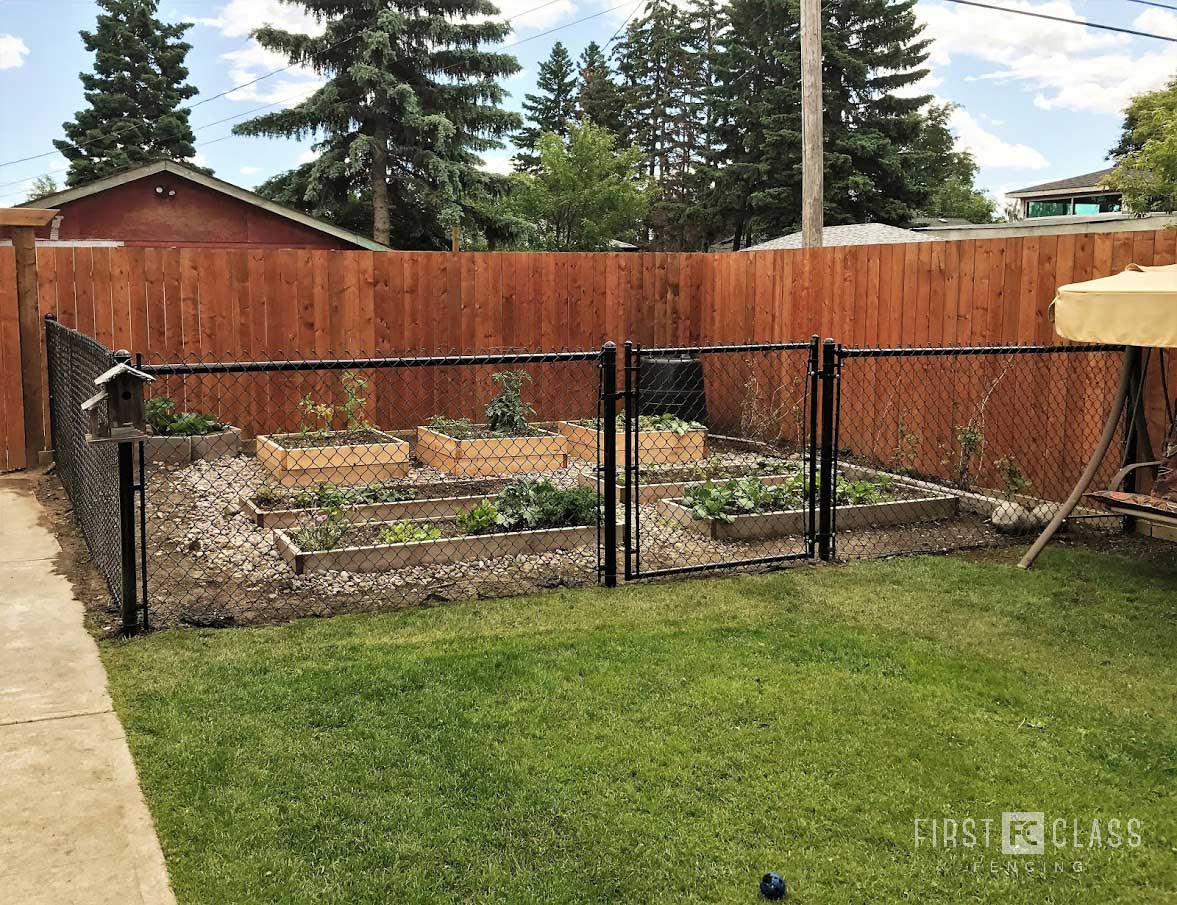 Garden Fencing in Calgary | First Class Fencing